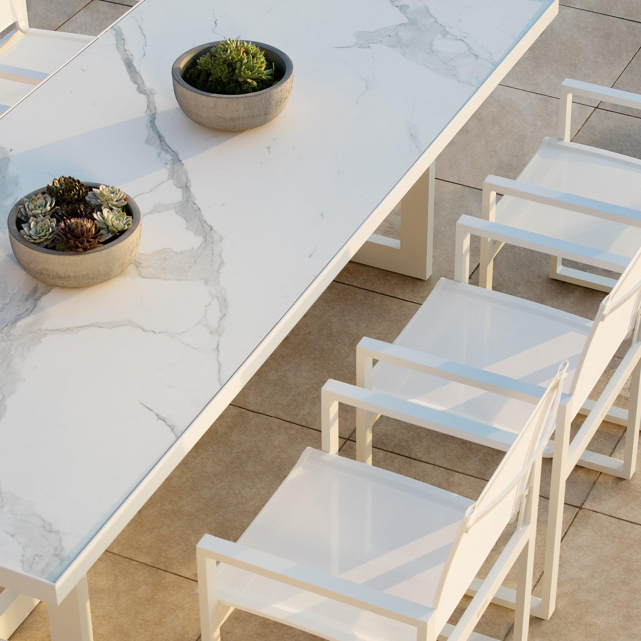 Hampton Dining Table 100" – Harbour Outdoor Australia
