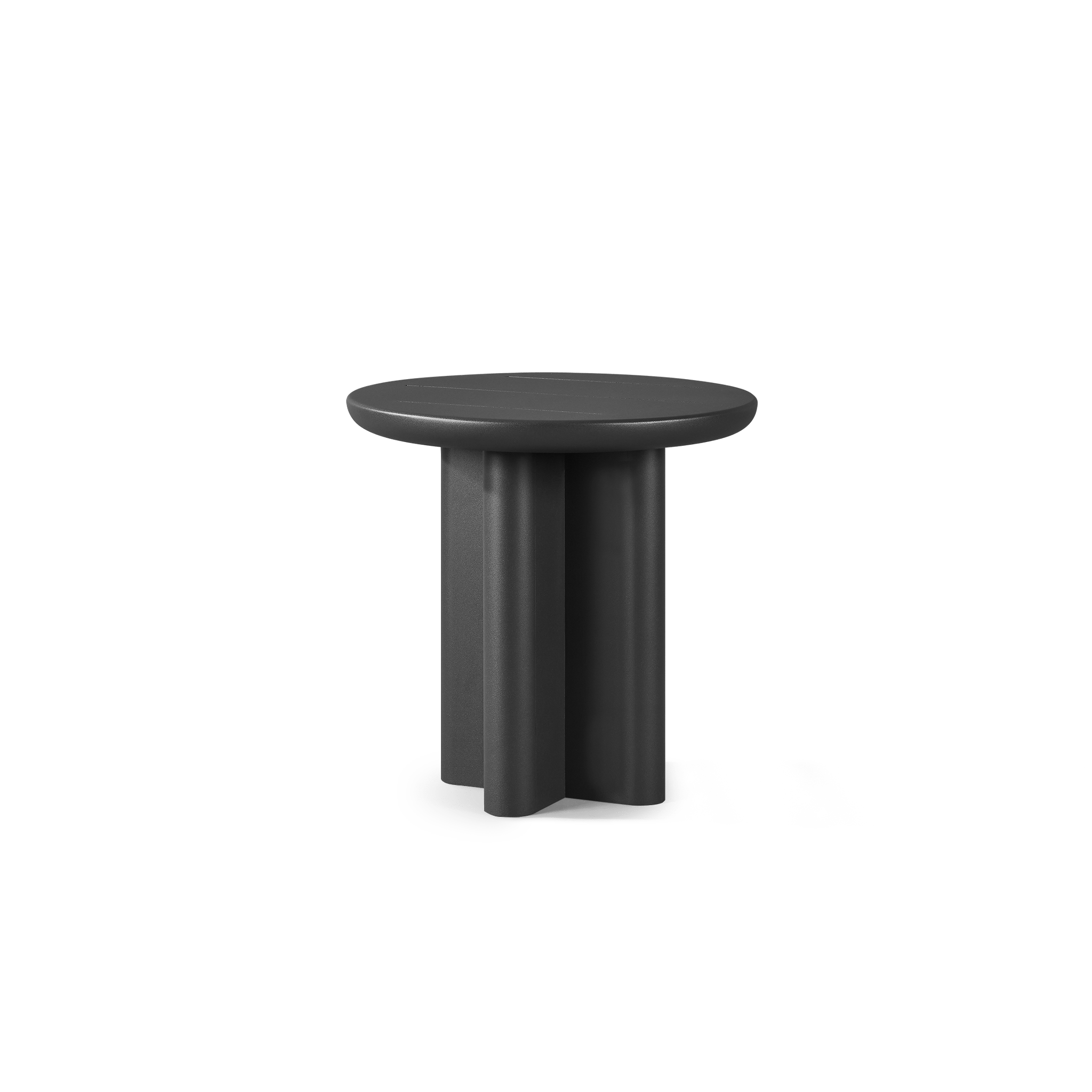 Victoria Round Slatted Side Table – Harbour Outdoor Australia