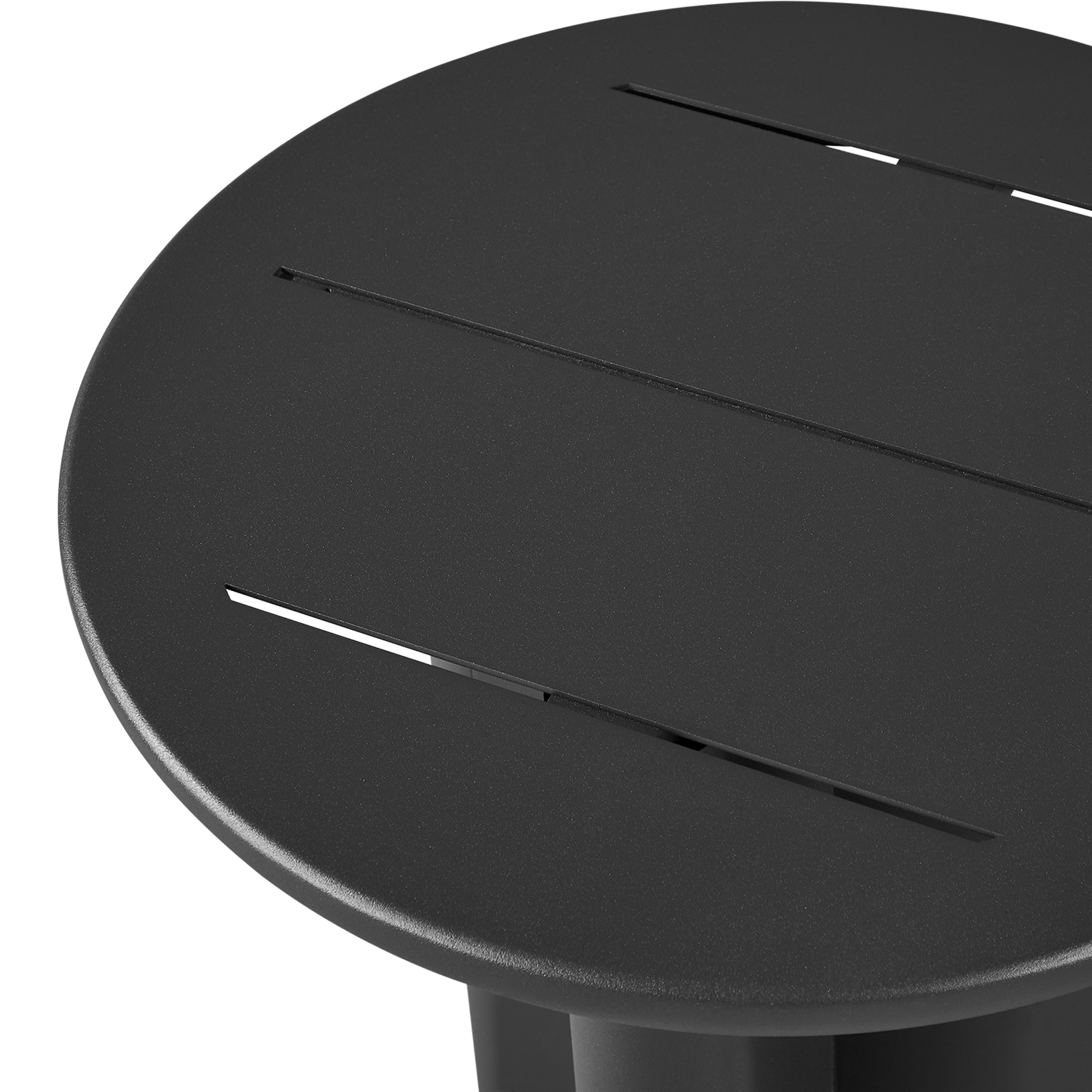 Victoria Round Slatted Side Table – Harbour Outdoor Australia